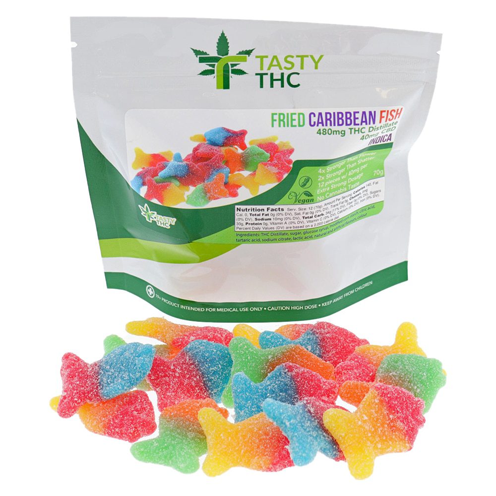 Caribbean Fish (High Dose) (12Pcs) – Tasty THC